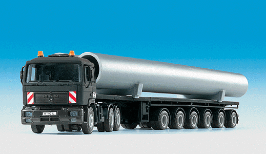 Kibri - European Trucks - Tractor-Trailer - MAN Cabover - w/Heavy Haul ...