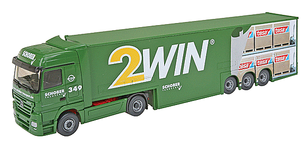 Wiking - European Trucks Tractor-Trailer Mercedes Actros 2-Axle Cabover ...