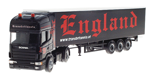 Herpa - European Trucks - Tractor-Trailer - Scania 164 TL 2-Axle ...