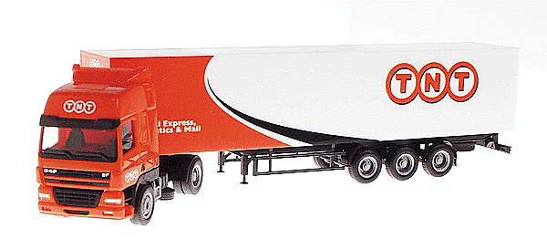 Herpa - European Trucks - Tractor/Trailer - DAF CF 2-Axle Cabover w ...