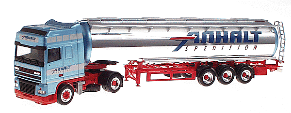 Herpa - European Trucks - Tractor/Trailer - DAF XF 2-Axle Cabover - w/3 ...