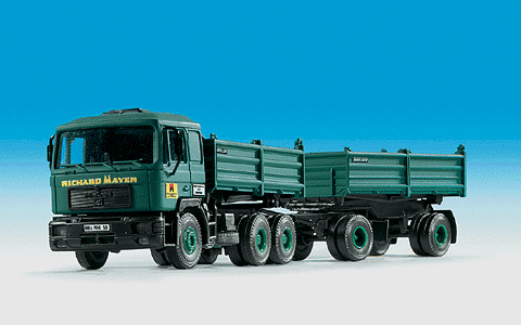 Kibri - European Trucks - Tractor/Trailer - MAN - 3-Axle Cabover Dump ...