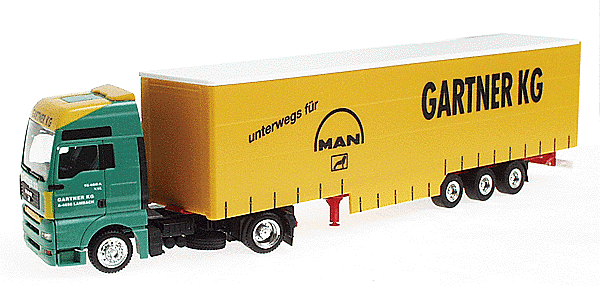 Herpa - European Trucks - Tractor/Trailer - MAN TG-A XXL 2-Axle Cabover ...