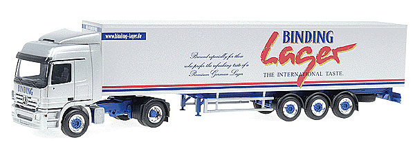 Herpa - European Trucks - Tractor/Trailer - MB Actros L 2-Axle Cabover ...