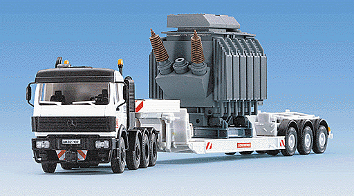 Kibri - European Trucks - Tractor/Trailer - Mercedes 4-Axle Cabover - w ...