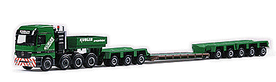 Herpa - European Trucks - Tractor/Trailer - Mercedes Actros Heavy 4 ...