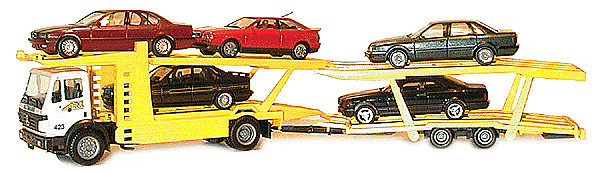 Herpa - European Trucks - Tractor/Trailer - Mercedes SK Cabover - Auto ...