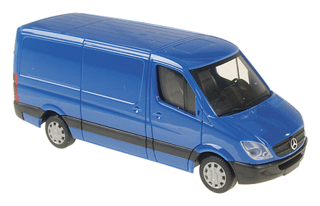 Herpa - European Van - 2006 Mercedes Benz Sprinter Cargo Van (blue ...