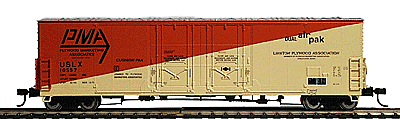 Atlas - Evans 53' Double Plug-Door Boxcar - Plywood Marketing #10557 ...