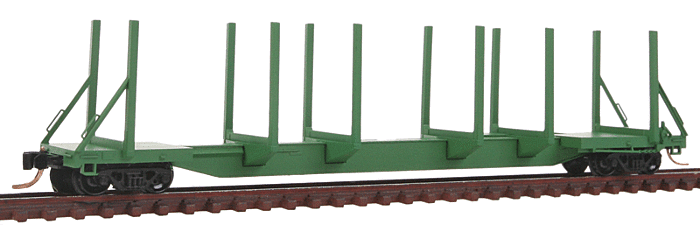 MicroTrain - Evans 65' 100-Ton Log Car 4-Pack - Ready to Run - Painted ...