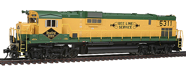 Bowser - Executive Line Diesel Alco C630 w/Hi-Ad Trucks - Sound & DCC Equipped - Reading #5311 ...