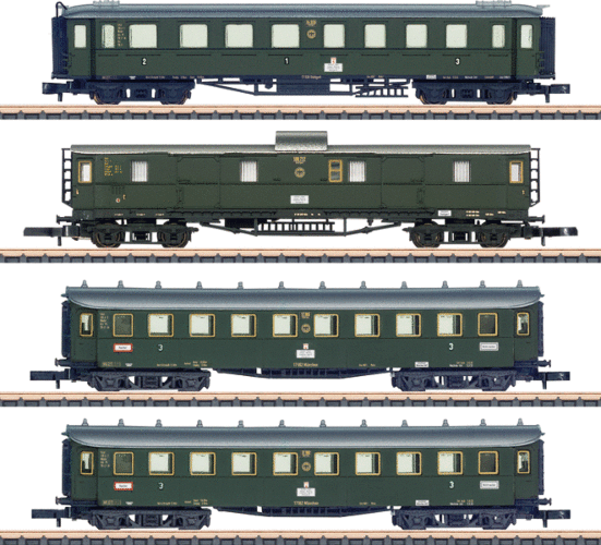 Marklin - Express Train 4-Car Passenger Set - Ready to Run - German ...