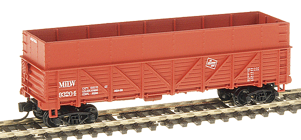 Intermount - Extended Side Gondola - Assembled - Milwaukee Road - 85-68003
