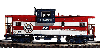 Atlas O - Extended Vision Caboose 2-Rail - Limited-Run Burlington ...