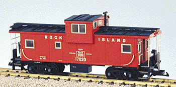 USA - Extended Vision Caboose - Rock Island (red) - 748-12125