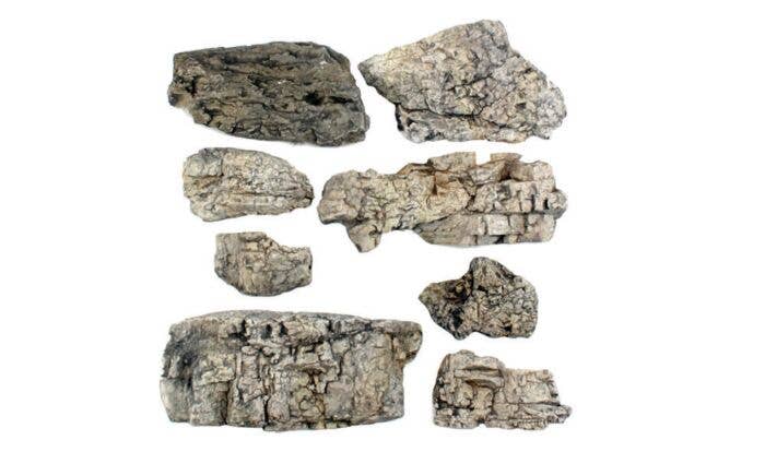 Woodland - Faceted Rocks - Ready Rocks - 8 Pieces - 785-1137
