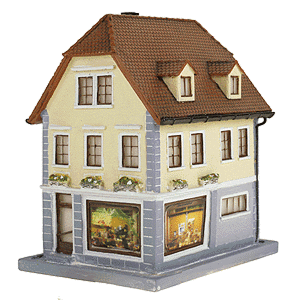 Faller - Faller History Ceramic Buildings - Hip-Roof House w ...