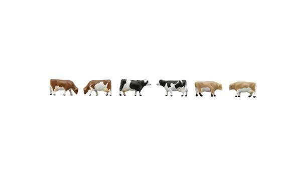 TomyTec - Farm Cows - pkg(6) - 738-328124