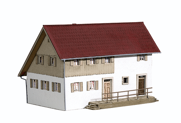 Noch - Farmhouse, Stable And Barn Laser-Cut Kit - 17.7x10x10.8cm, 13 ...