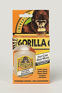 Gorilla Gl - Fast Cure Gorilla Glue(TM) - 2oz 59.1mL - 297-5201201