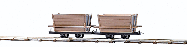 Busch - Feldbahn Peat Wagon 2-Pack - Ready to Run (Runs on Z Scale ...