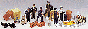 Bachmann - Figures - Conductor (Clear Base) - 160-92311