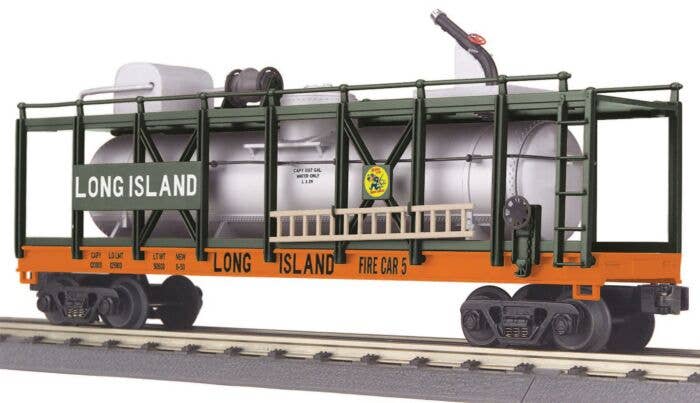 MTH - Fire Car - 3-Rail - Ready to Run - RailKing(R) - Long Island #5 ...