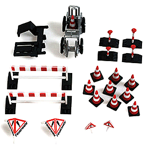 Herpa - Fire Fighting Accessory Set - Traffic Control Cones ...