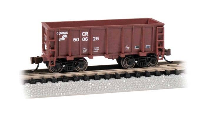 Bachmann - Flat-Bottom Ore Car - Ready to Run - Conrail #500625 (Boxcar ...