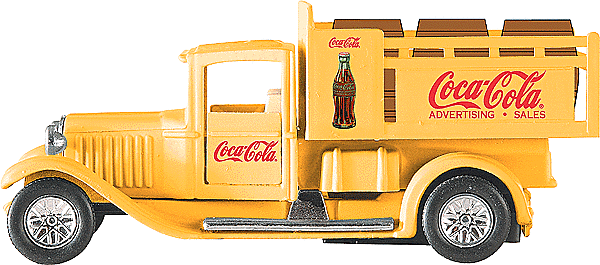 K-Line - Flatbed Delivery Truck w/Barrels (Assembled Die Cast) - Coke ...