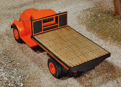 GCLaser - Flatbed Truck Body - Kit (Laser-Cut Wood) - Fits Sylvan 1950 ...