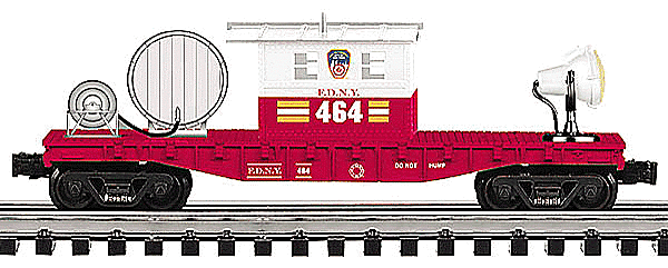 K-Line - Flatcar w/Water Cannon, Searchlight, Cabin, Tank - New York ...