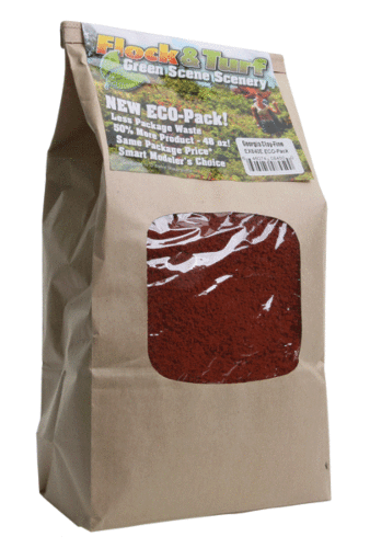 Senic Exp - Flock & Turf Ground Cover ECO Pack Bag - 48oz 1.4L - Fine ...