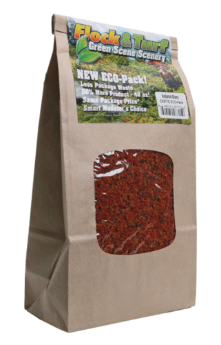 Senic Exp - Flock & Turf Ground Cover ECO Pack Bag - 48oz 1.4L - Autumn ...