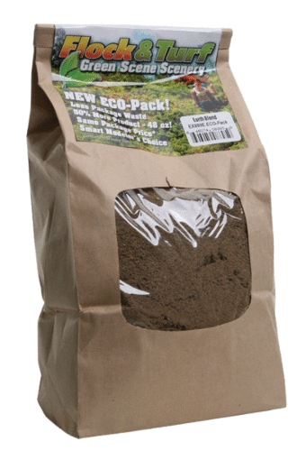 Senic Exp - Flock & Turf Ground Cover ECO Pack Bag - Earth Blend 48oz 1 ...
