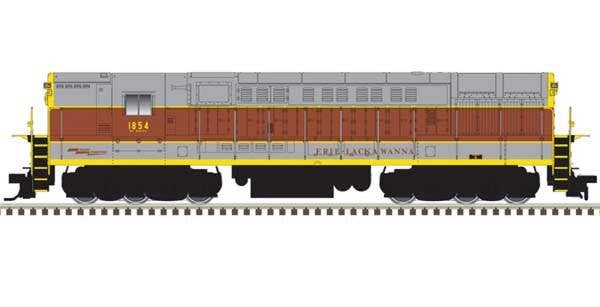 Atlas - FM H-24-66 Phase 1A Trainmaster - Standard DC - Master(R) Silver - Erie Lackawanna #1854 ...