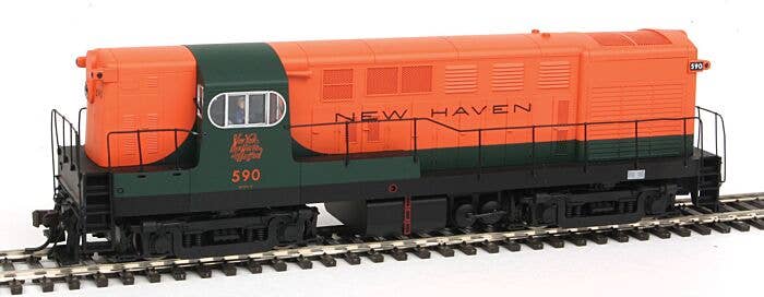 Atlas - FM H16-44 Early Body/Cab w/Sill Handrails - Standard DC - Master(R) Silver - New Haven ...