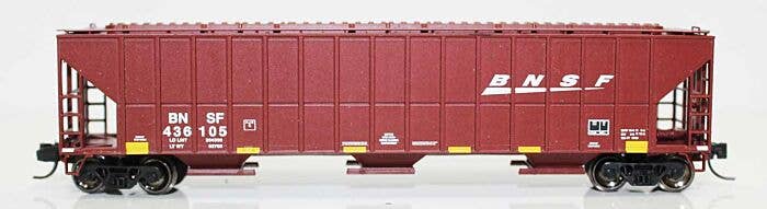 Fox Valley - FMC 4700 Cu.Ft. 3-Bay Covered Hopper - Ready to Run - BNSF ...