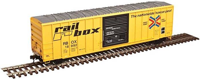 Atlas - FMC 5077 50' Single-Door Boxcar - Ready to Run - Railbox #17800 ...