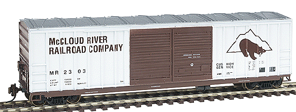 LBF - FMC 50' Boxcar w/Exterior Post Sides & Double Corrugated Doors ...