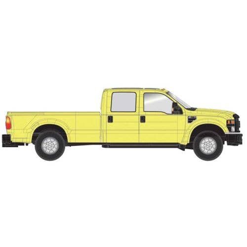 Atlas - Ford(R) F-350 Crew-Cab Pickup Truck - Assembled - Safety Yellow ...