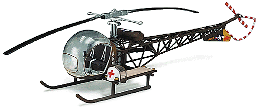 Corgi - Forgotten Heroes(tm) - Military - US Army - Helicopter - H13 ...