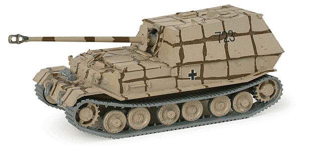 Herpa - Former German Army WWII Armored Fighting Vehicles - SdKfz 184 ...