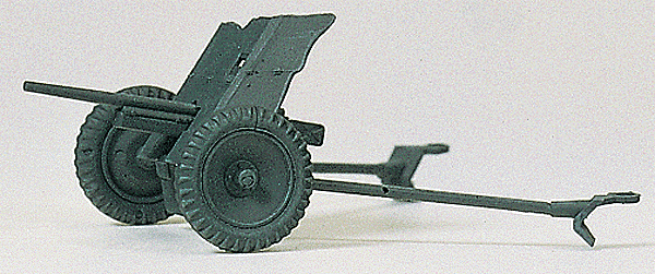 Preiser - Former German Army WWII Artillery PAK L/45 3.7cm Anti-Tank Gun - Gun Only pkg(2) - 590 ...