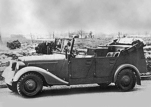 Trident - Former German Army WWII - Light Trucks/Staff Car - Kfz 2/40 ...