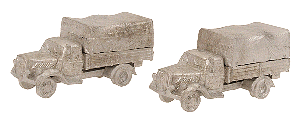 Trackside - Former German Army WWII - Opel Blitz Trucks (Cast Metal Kit ...
