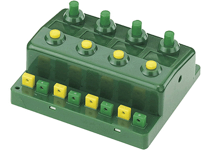 Trix - Four-Way Push-Button Controller - Green - 739-66596