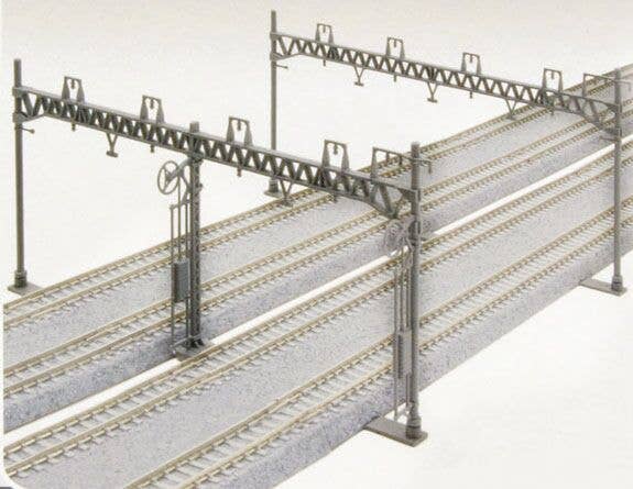 Kato - Four Track Catenary Poles - Straight pkg(10) - 381-23064