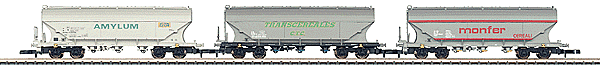 Marklin - Freight - Silo 3-Car Set for Grain Transport - 441-82622
