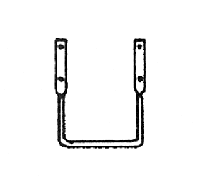 Grandt - Freight Car Stirrup Steps - Black - 300-83